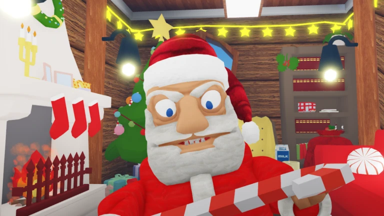 ¡ESCAPADA DE SANTA MALVADA! (¡OBBY DE NAVIDAD!) - Roblox