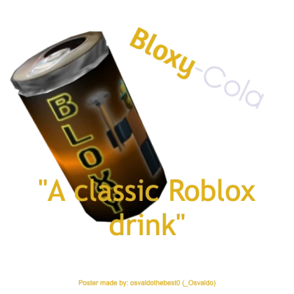 Bloxy Cola Poster
