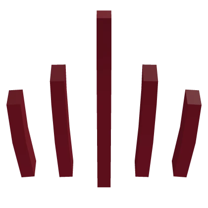 Stylized Light Goatee Beard Crimson | Roblox Item - Rolimon's