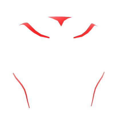 Rote Neon-Cyberpunk-Gesichtsrunnen – Roblox