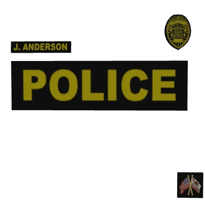 San Diego Police Department LBV Patches | Roblox Item - Rolimon's