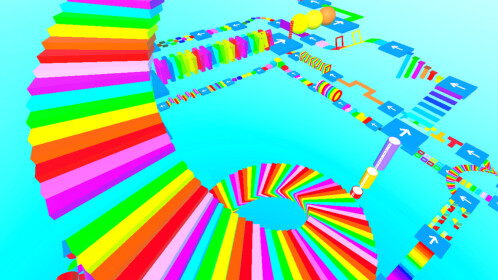Rainbow Mega Obby - Roblox