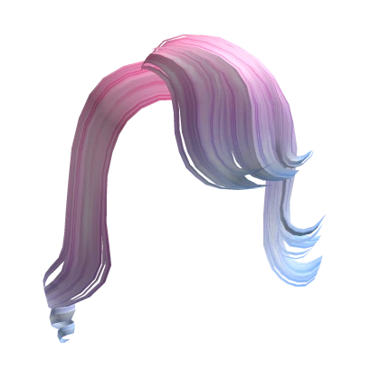 Fresh Kash Flow Bangs in Sunset Pink Ombre | Roblox Item - Rolimon's