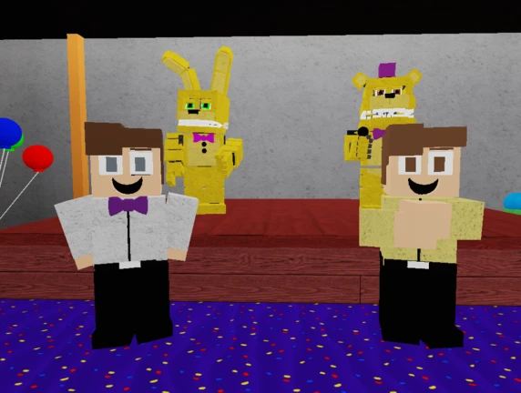 FNAF 4 y FNAF SL RP - Roblox