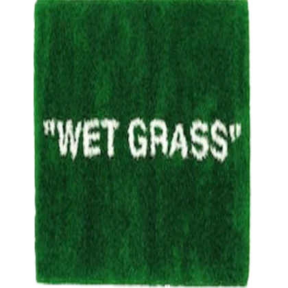 Virgil Abloh x IKEA WET GRASS RUG