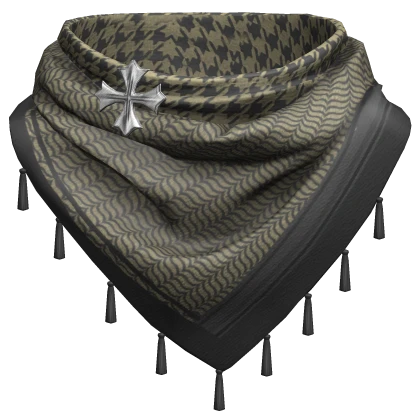 Scarf Chrome Cross Green Tactical Shemagh Keffiyeh | Roblox Item ...