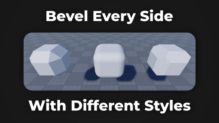 Edge Bevel - Bevel Part Edges & Corners!
