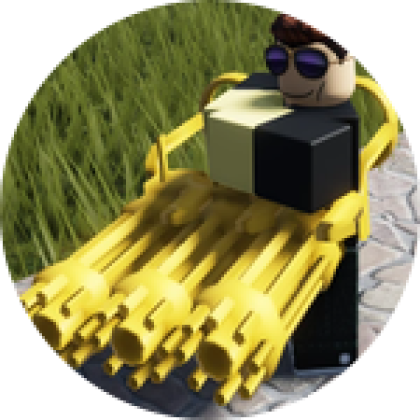 6 golden chain gun - Roblox