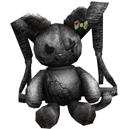 Zombie Cat Off Shoulder Backpack White | Roblox Item - Rolimon's