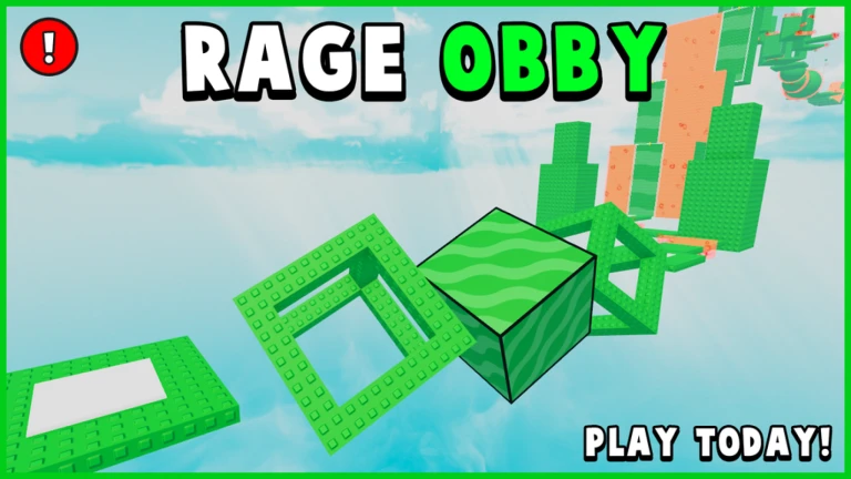 Don't RAGE Obby! | Jogue na Roblox