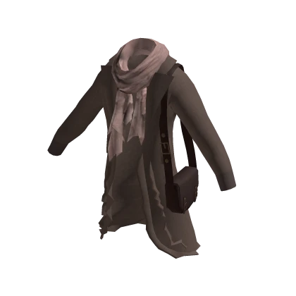 Grey Winter Jacket w/ Handbag | Roblox Item - Rolimon's