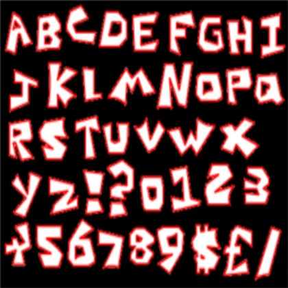 ROBLOX Letters