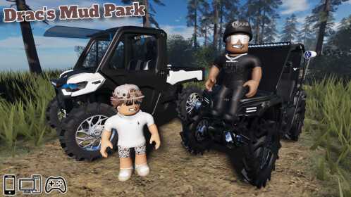[+3 YENİ UTV'LER] Drac's Mud Park - Roblox