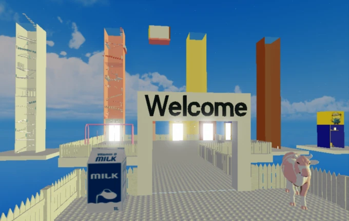 우유 타워 [milk tower] - Roblox