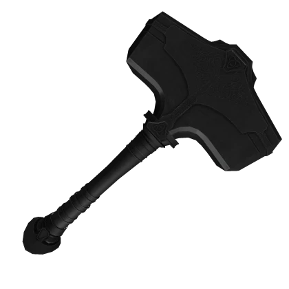 Black Mjolnir [R] | Roblox Item - Rolimon's