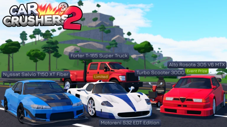 [16 Prizes! ] Car crusher 2 - Sim Physiques - Roblox