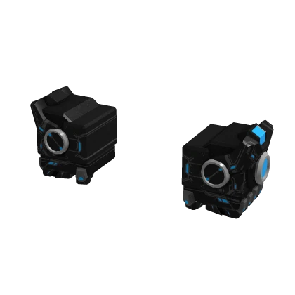 Mecha Gauntlets - Black & Blue | Roblox Item - Rolimon's