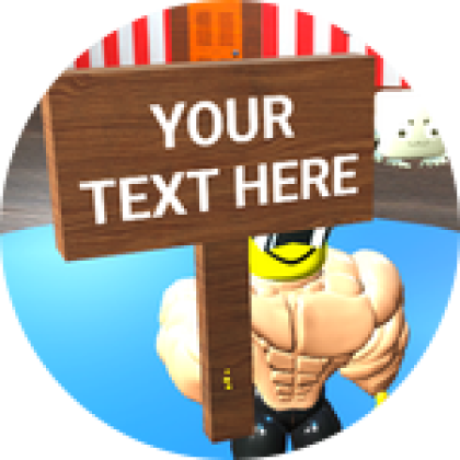 EDITABLE SIGN - Roblox