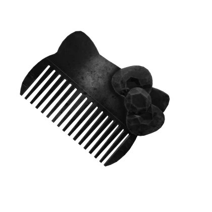 Obsidian Kitty Comb (Mouth Grip) | Roblox Item - Rolimon's