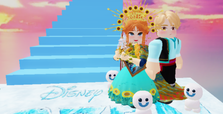 Frozen / Obby and Story - Roblox