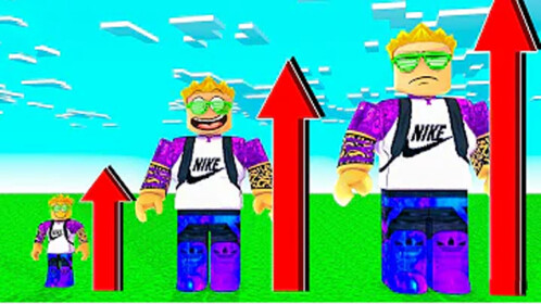 Roblox pero cada segundo obtienes + 1 tamaño - Roblox