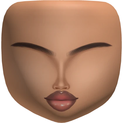 Faceless Baddie Makeup Face Doll Head Nougat Skin | Roblox Item - Rolimon's