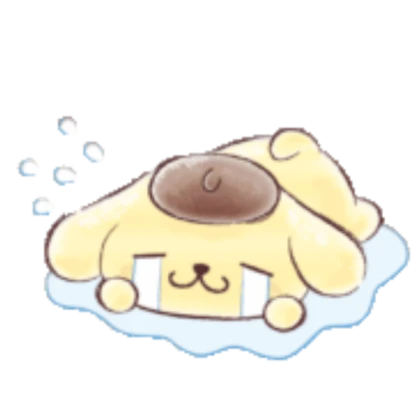 Crying pompompurin reaction image