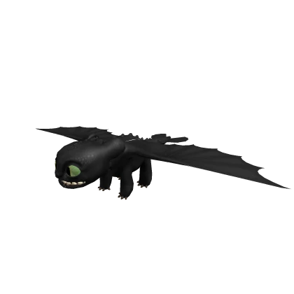 Toothless Nightfury Shoulder Pet HTTYD | Roblox Item - Rolimon's
