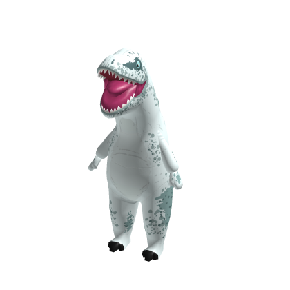 練 Dinosaurus Raksasa Putih Inflatable Suit Dino - Roblox