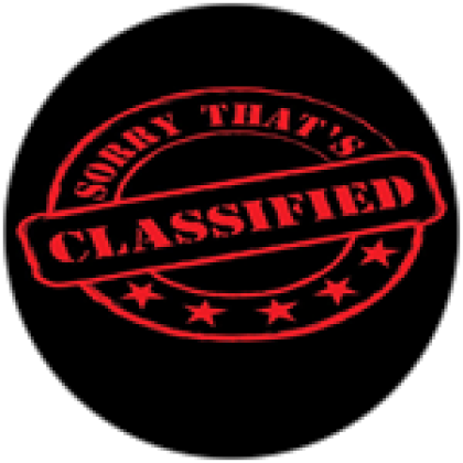 Classified (read description) - Roblox