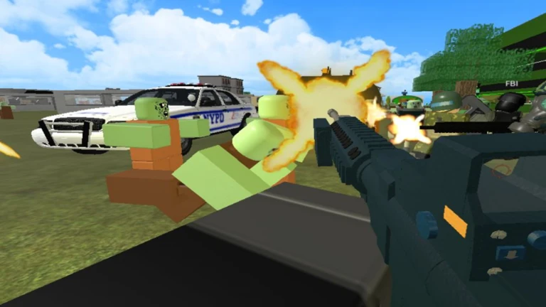 Ataque Swat vs Zombie - Roblox