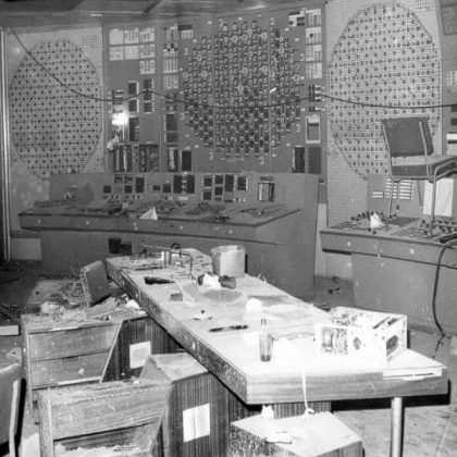 Post-Disaster Chernobyl Unit 4 Control Room