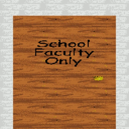 Baldi's Basics School Faculty Door (HD)