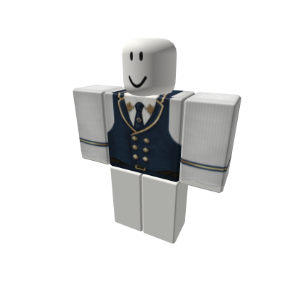 Navy Blue Captain Wealthy Sailor Suit Vest [+] - Roblox