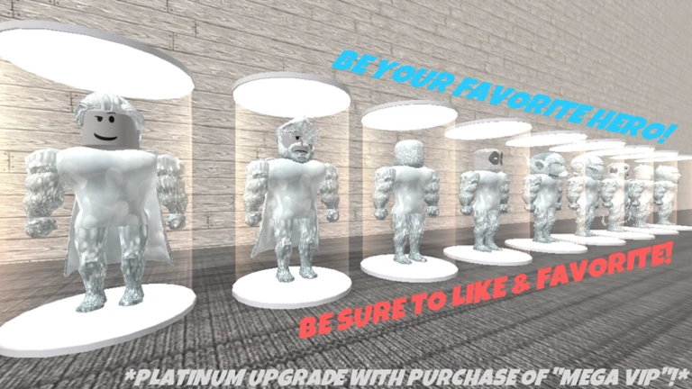 Super héros Power Tycoon! - Roblox