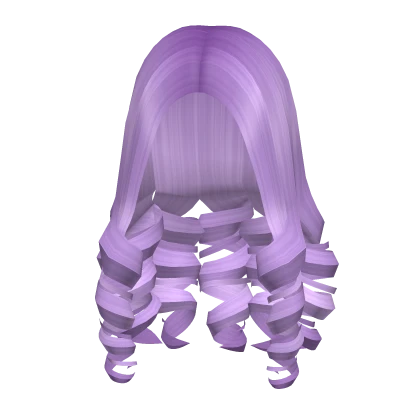 Curly Hair in Light Purple | Roblox Item - Rolimon's