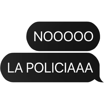 nooo la policia italian brainrot text | Roblox Item - Rolimon's