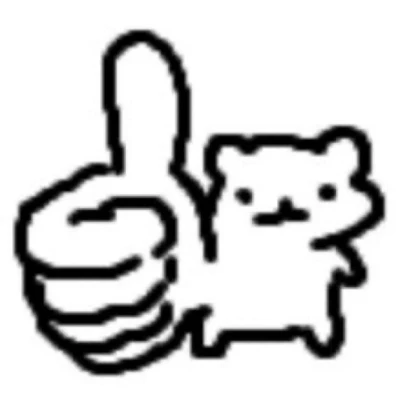 thumbs up cat