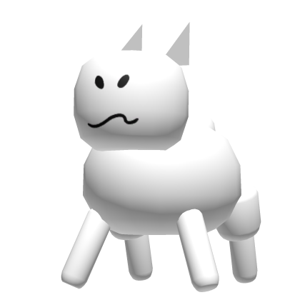 큰 뚱뚱한 토끼 어깨 친구 (왼쪽) - Roblox