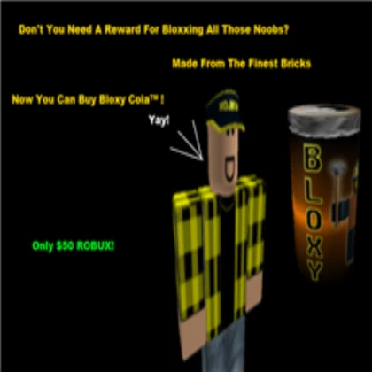 Bloxy Cola Ad