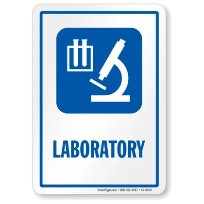 Laboratory Sign