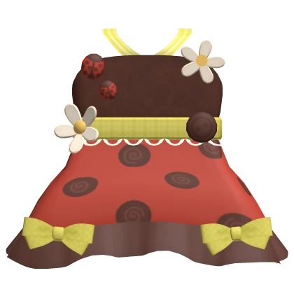 Mori kei igari cute red ladybug dress 🍎 | Roblox Item - Rolimon's