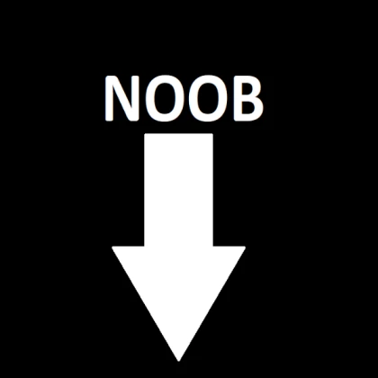 NOOB arrow sign work at a pizza place