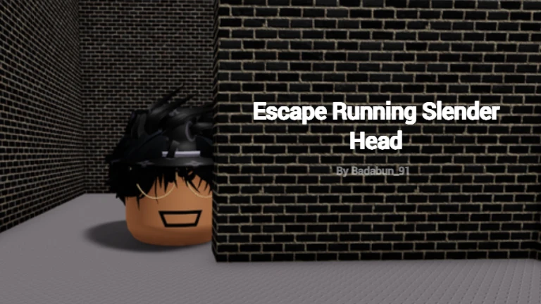 Escape Correndo Slender Head - Roblox