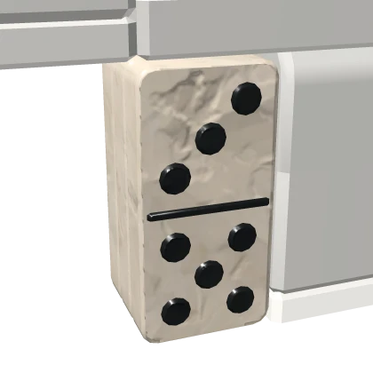 Domino Body R6 | Beige Black - Right Leg | Roblox Item - Rolimon's
