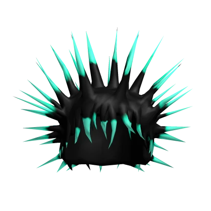 Neon Blue Tipped Messy Liberty Spikes | Roblox Item - Rolimon's