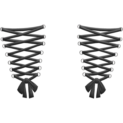 black front corset side doll laces | Roblox Item - Rolimon's