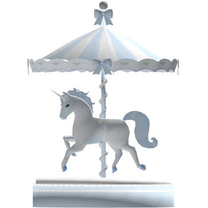 🤍Cute Ruffled Bow Carousel | Roblox Item - Rolimon's