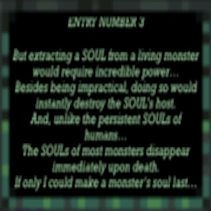 [Undertale] True Lab - Entry Number 3