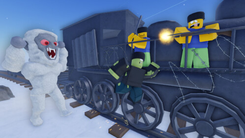 Rails de glace [MINIGUN!] - Roblox